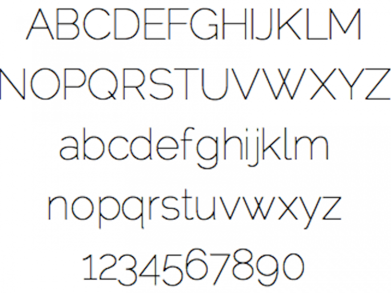 Raleway - An Elegant Sans-Serif Typeface - PSDDD.co