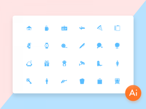 Mini Material Design Icon Sets - PSDDD.co