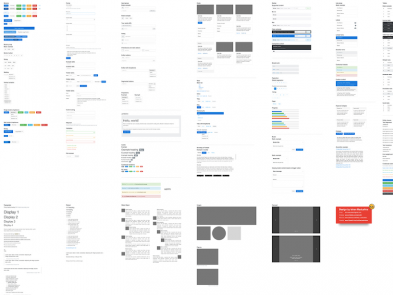 Free Bootstrap 4 GUI Template - PSDDD.co