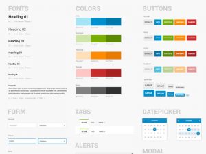 Free One-Page Styleguide Template for Sketch - PSDDD.co
